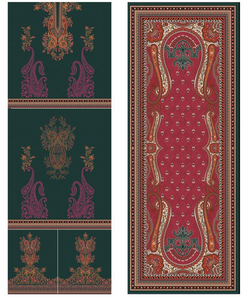 Andaaz Lawn 2pc (Unstitched) – populartextile